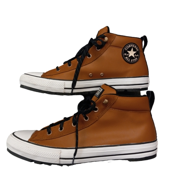 Converse | Shoes | Converse Chuck Taylor All Star Street Leather Mid ...